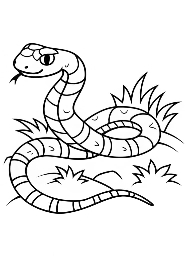 14 Snake Coloring Pages (Free PDF Printables)
